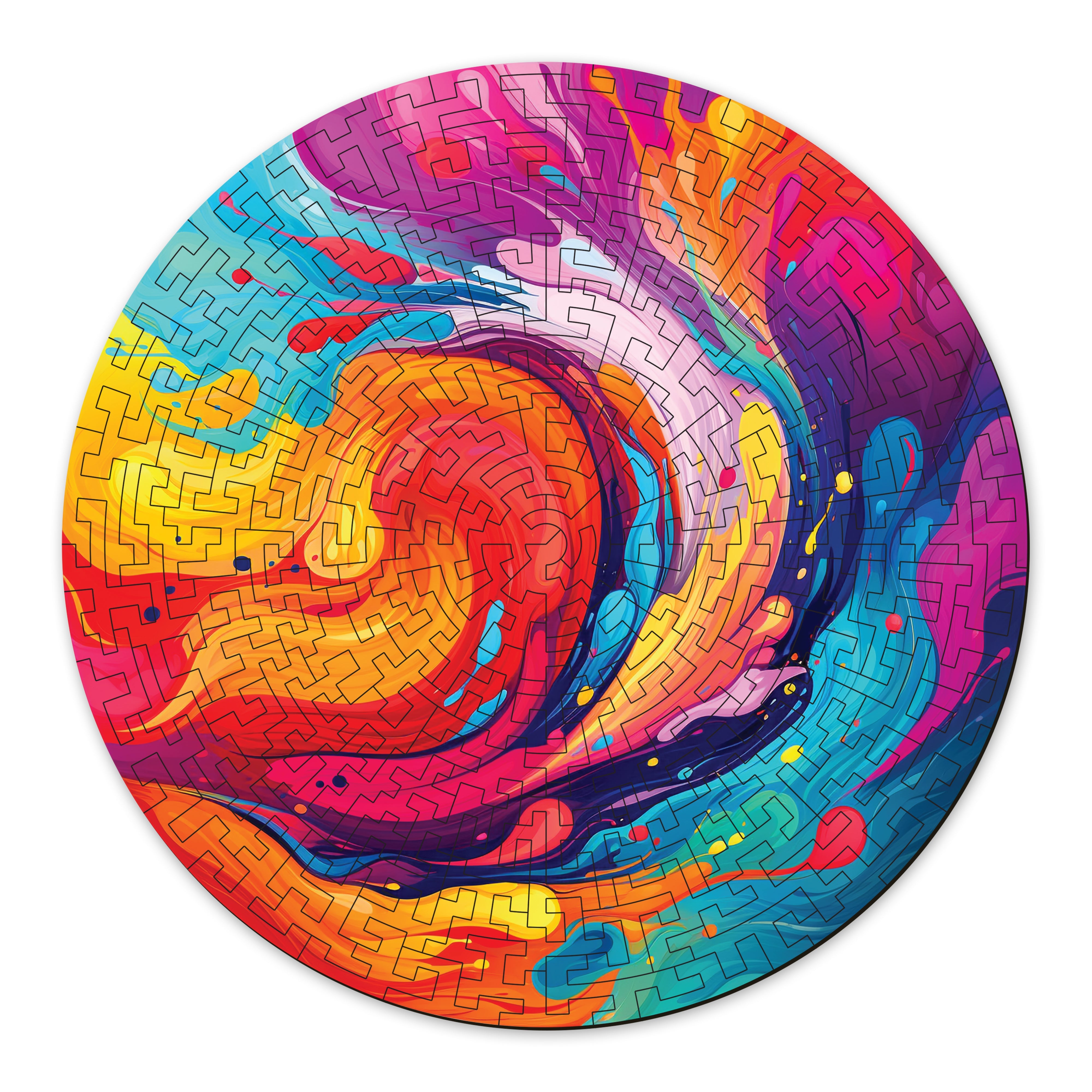 Wooden Jigsaw Puzzles | Colors & Mandalas Collection – Active Puzzles