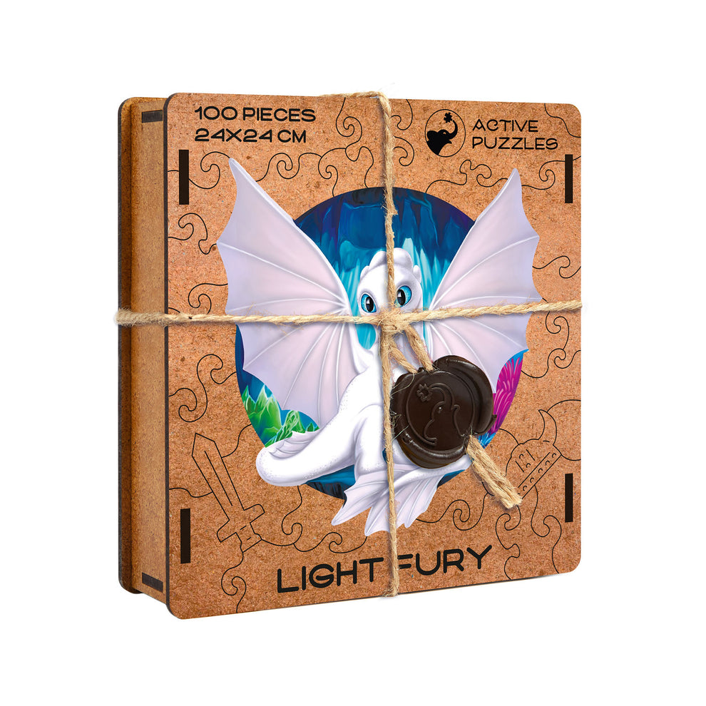 Light Fury Wooden Jigsaw Puzzle | High Quality Gift – Active Puzzles