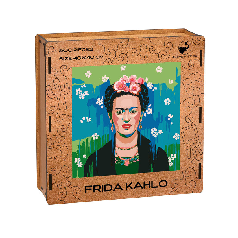 Frida Kahlo Wooden Jigsaw Puzzle | High Quality Gift – Active Puzzles
