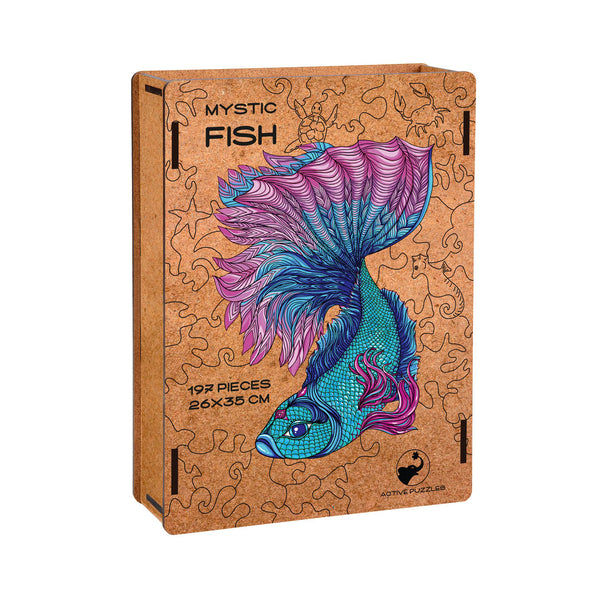 Mystic Fish Wooden Jigsaw Puzzle | High Quality Gift – Active Puzzles