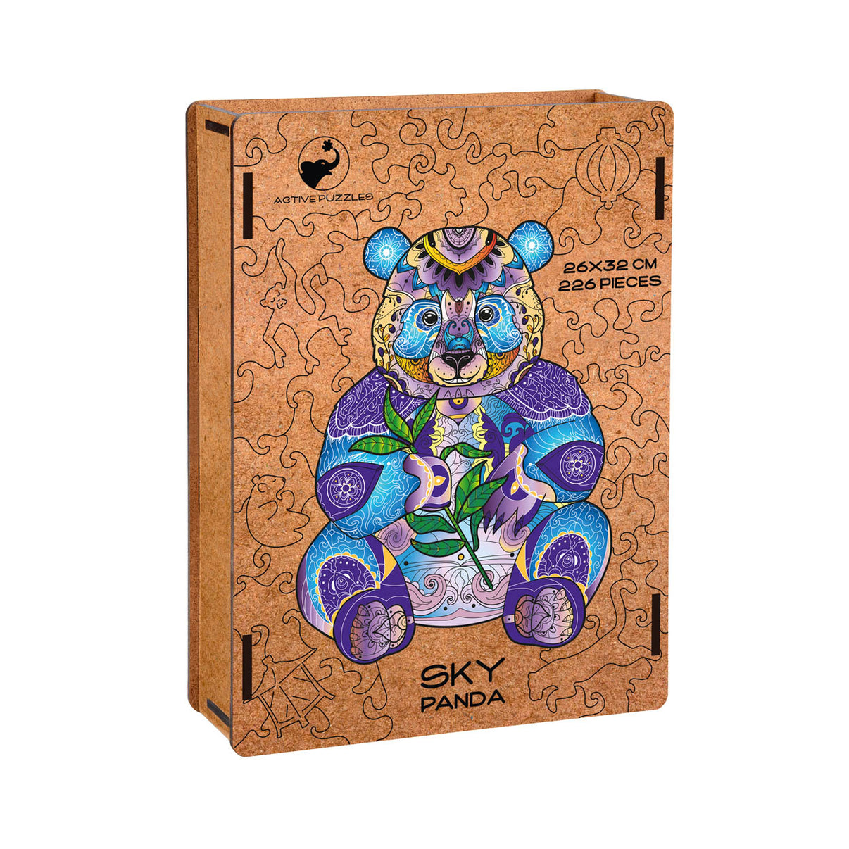 Sky Panda Wooden Jigsaw Puzzle | High Quality Gift – Active Puzzles