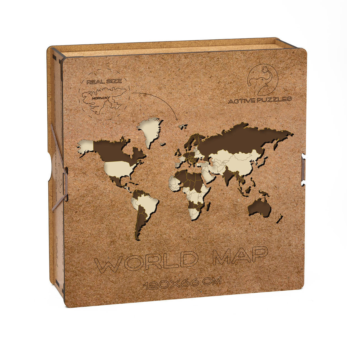World Map Wooden Jigsaw Puzzle | High Quality Gift – Active Puzzles