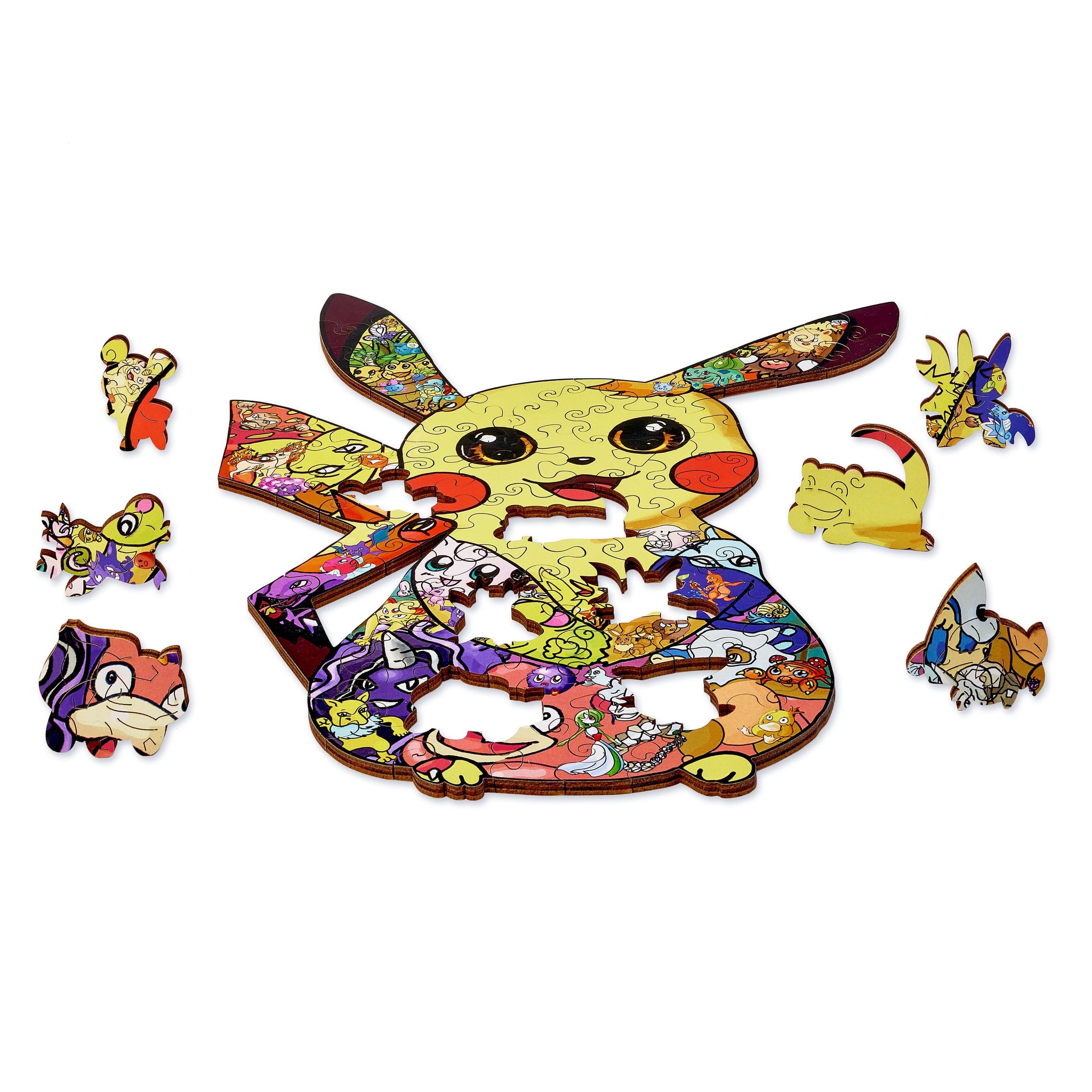 Pikachu Wooden Puzzle | Pokemon Jigsaw Puzzle
